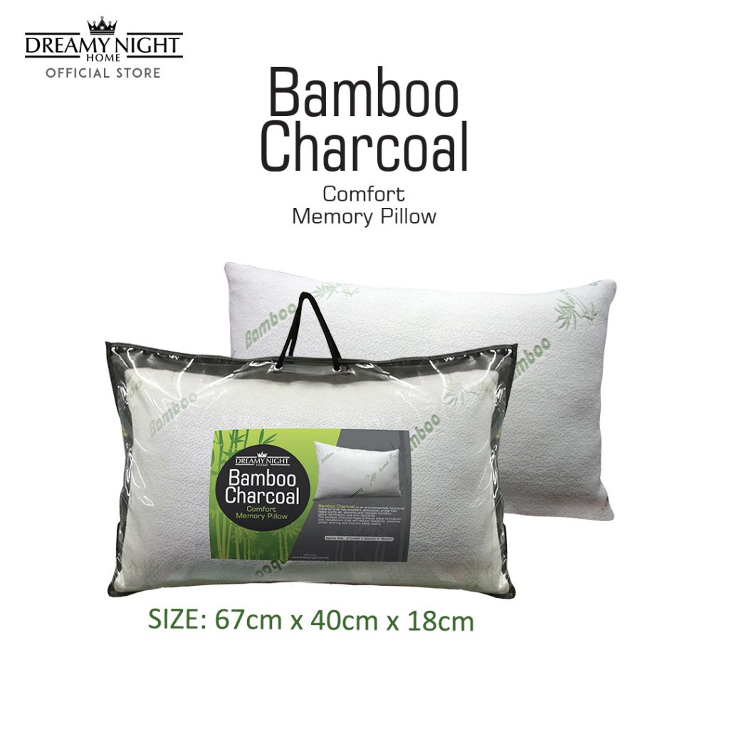 Bamboo Charcoal Memory Foam Comfort Memory Pillow - Comfort Bay